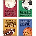 Amazon.com: Sports Inspirational Wall Art Posters, Sports Motivational ...