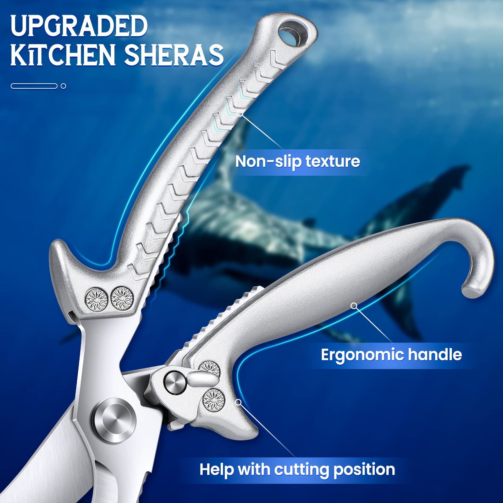 Mua TIJERAS Heavy Duty Poultry Shears, Sliver Kitchen Shears with ...