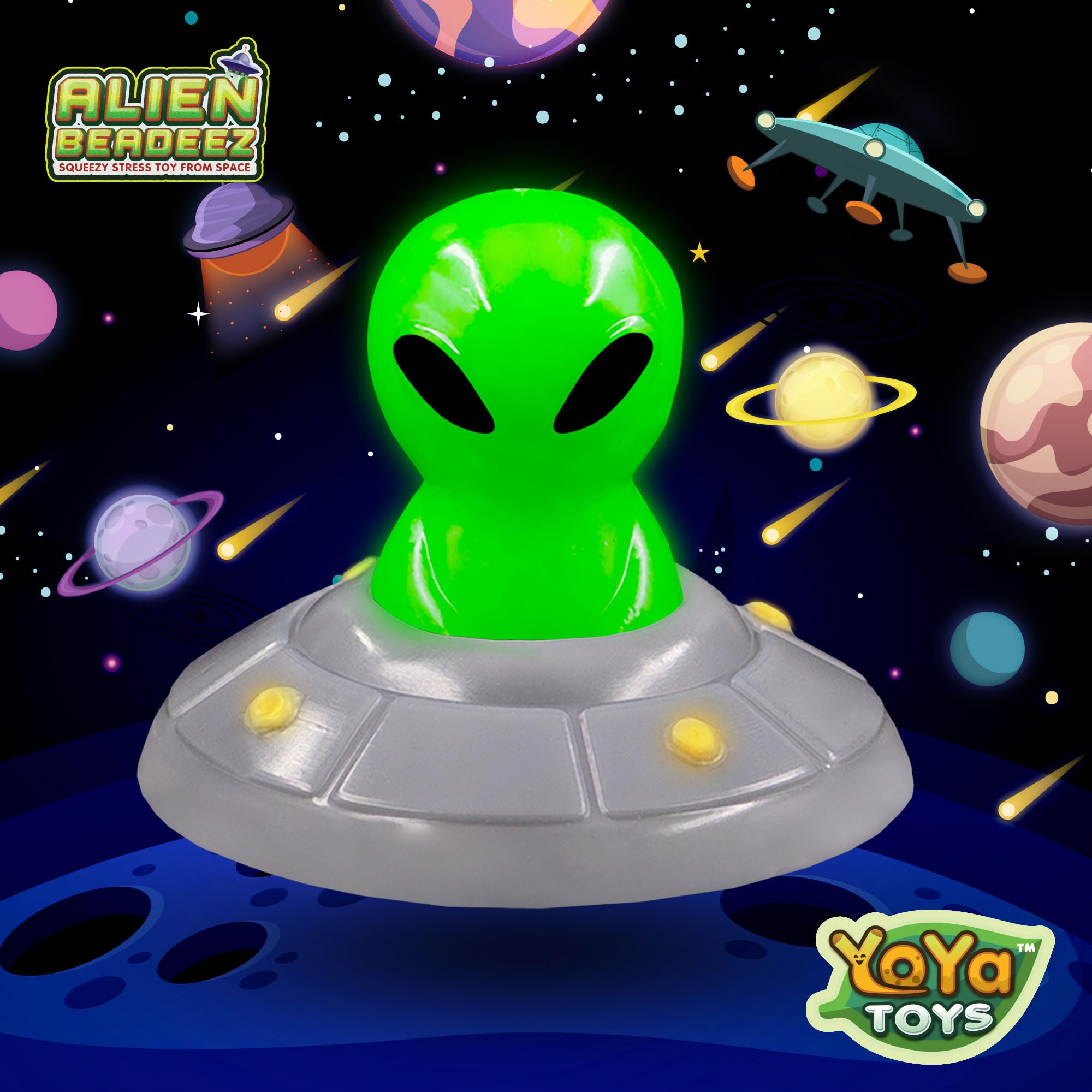 Mua Alien Squisheez Set - Fidget Toy Stress Ball - Colorful Soft ...