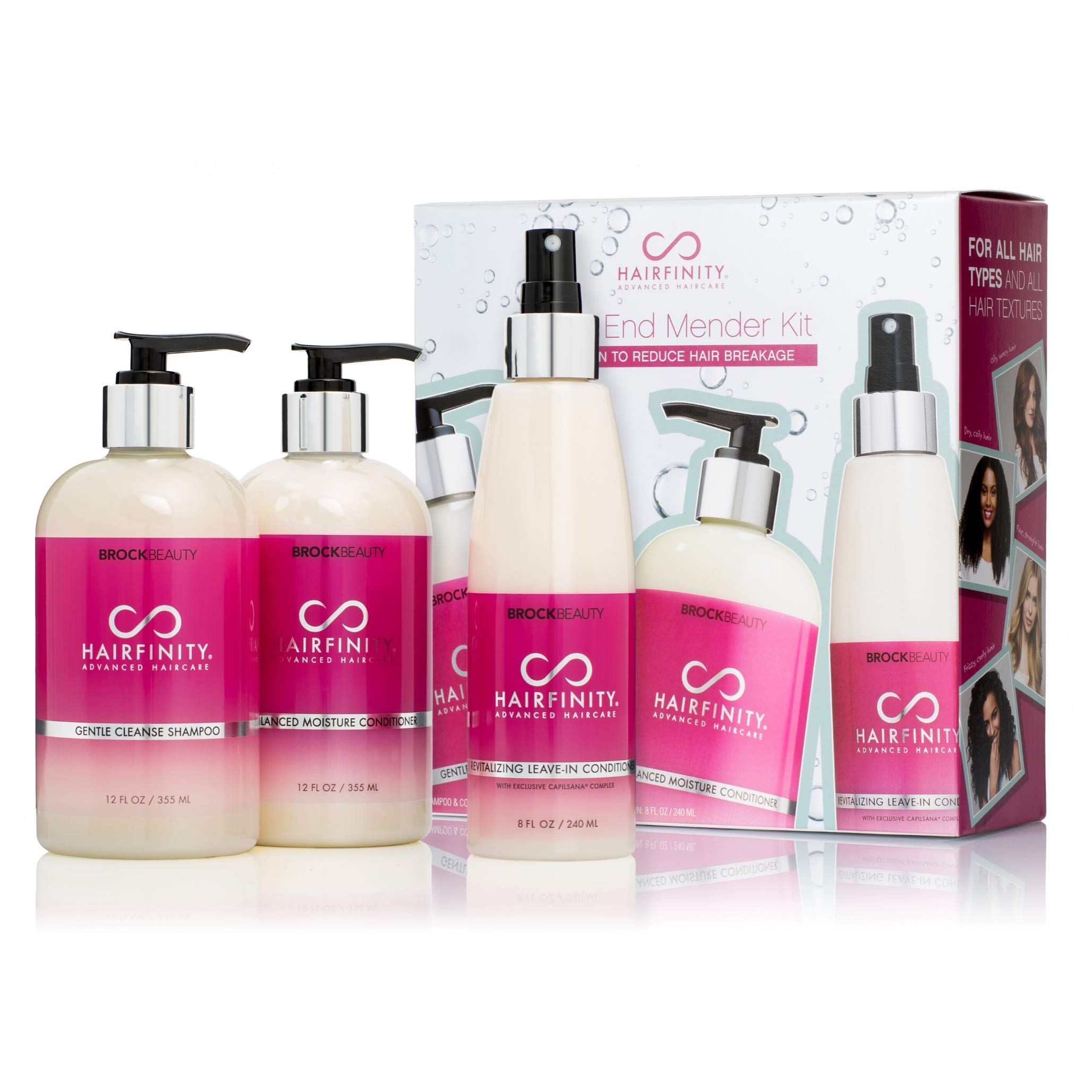Mua Hairfinity Split End Mender Kit - Biotin Shampoo & Conditioner Set ...
