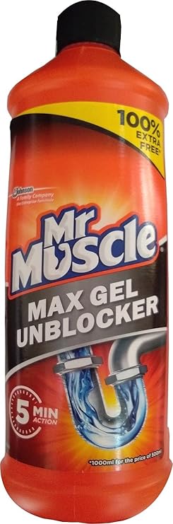 Mr Muscle Kitchen and Bathroom Drain Gel, Multi-Colour: Amazon.co.uk ...