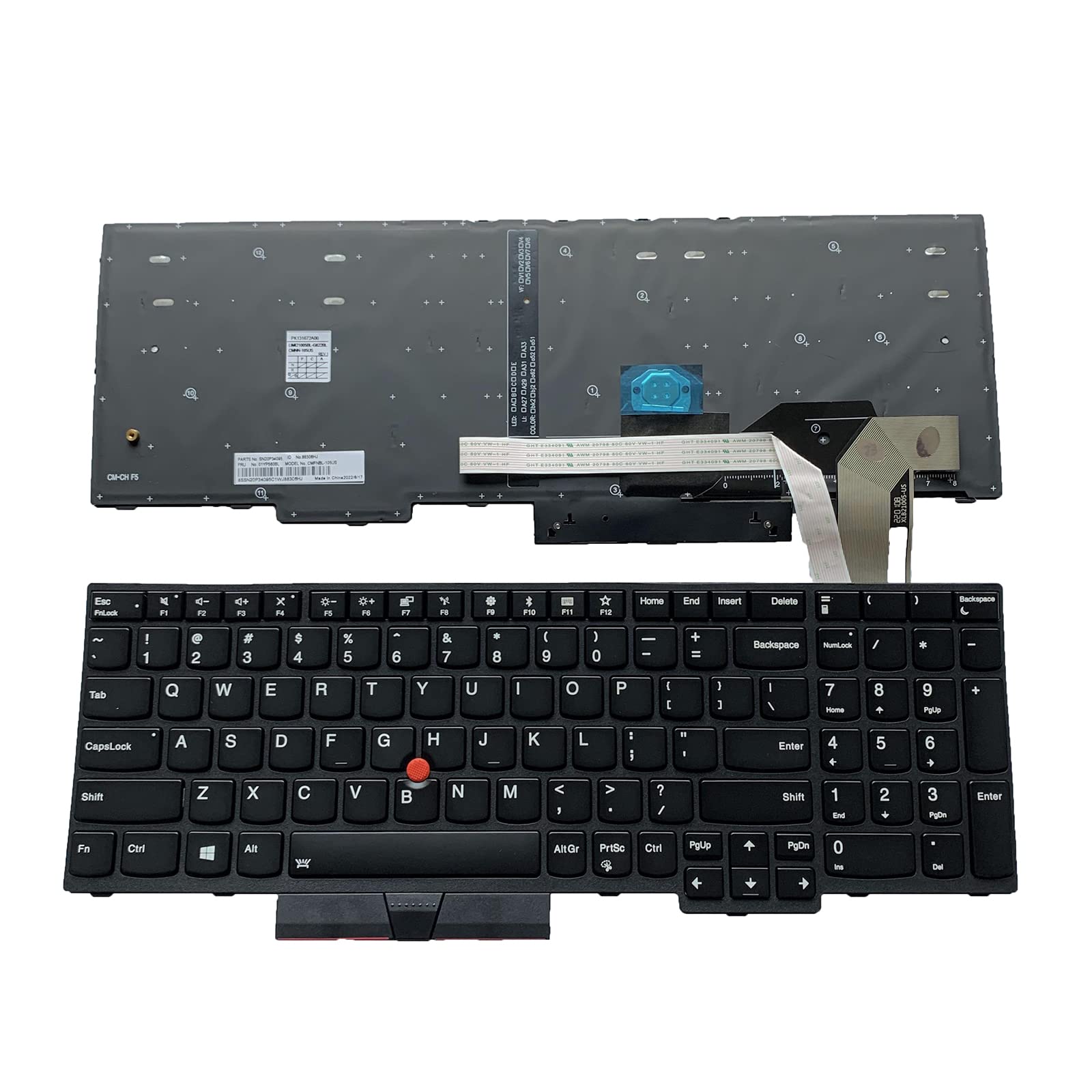 Siakoocty Laptop Replacement US Layout with backlight Keyboard For ...