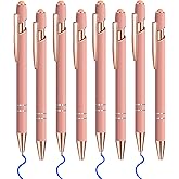 Amazon.com : Lragvtbk 6 Pcs Blue Ink Ballpoint Pen with Stylus Tip 2 in ...