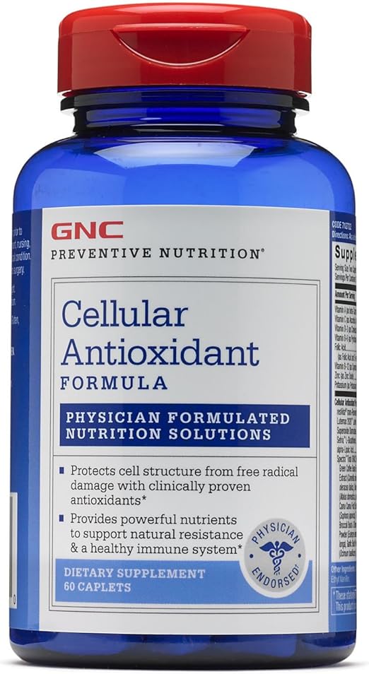 Amazon.com: GNC Preventive Nutrition Cellular Antioxidant Formula ...