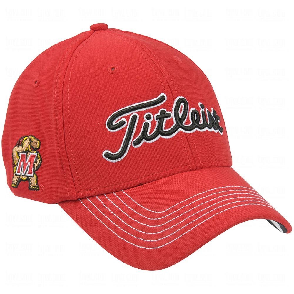 Amazon.com : Titleist NCAA Collegiate Cap Maryland, Medium/Large ...