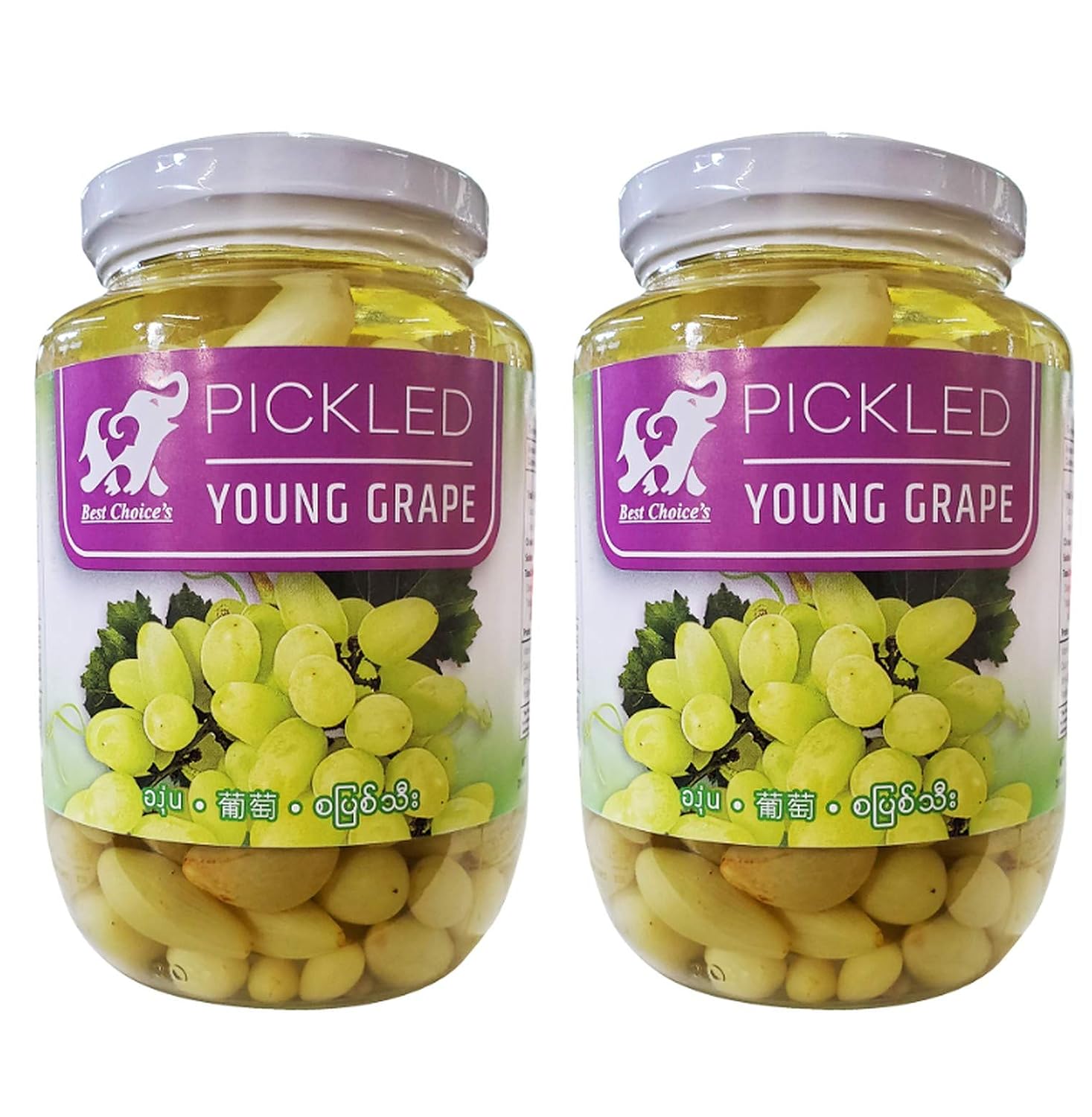 Amazon.com : Best Choice's Thai Pickled Young Grape (2 Pack, Total of ...