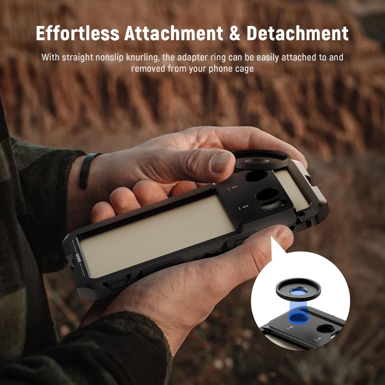 Mua NEEWER 17mm to 37mm Lens Filter Adapter Ring, Compatible with ...