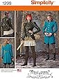 Amazon.com: SIMPLICITY 1299 MISSES' COSTUMES: COAT, JACKET, BUSTLE ...