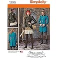 Amazon.com: SIMPLICITY 1299 Misses' Costumes: Coat, Jacket, Bustle ...