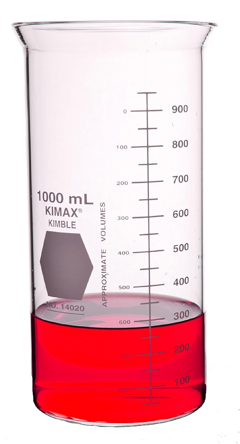 Kimble Chase KIMAX 14020-1000 Borosilicate Glass Tall Form Berzelius ...