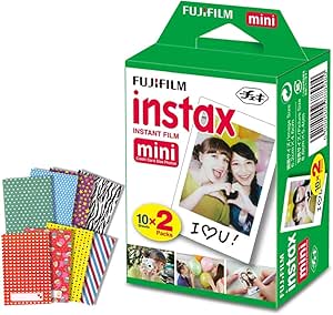 Amazon.com : FujiFilm Instax Mini Instant Film 1 Pack - 20 Photo Sheets ...