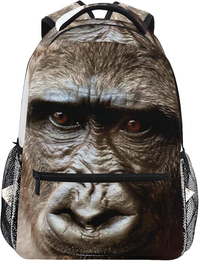Animal Gorilla Orangutans Daypack Backpack School College Travel Hiking ...