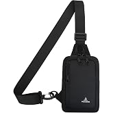 Amazon.com: Simptech Mini Crossbody Sling Bag Chest Bag Dual Pocket ...
