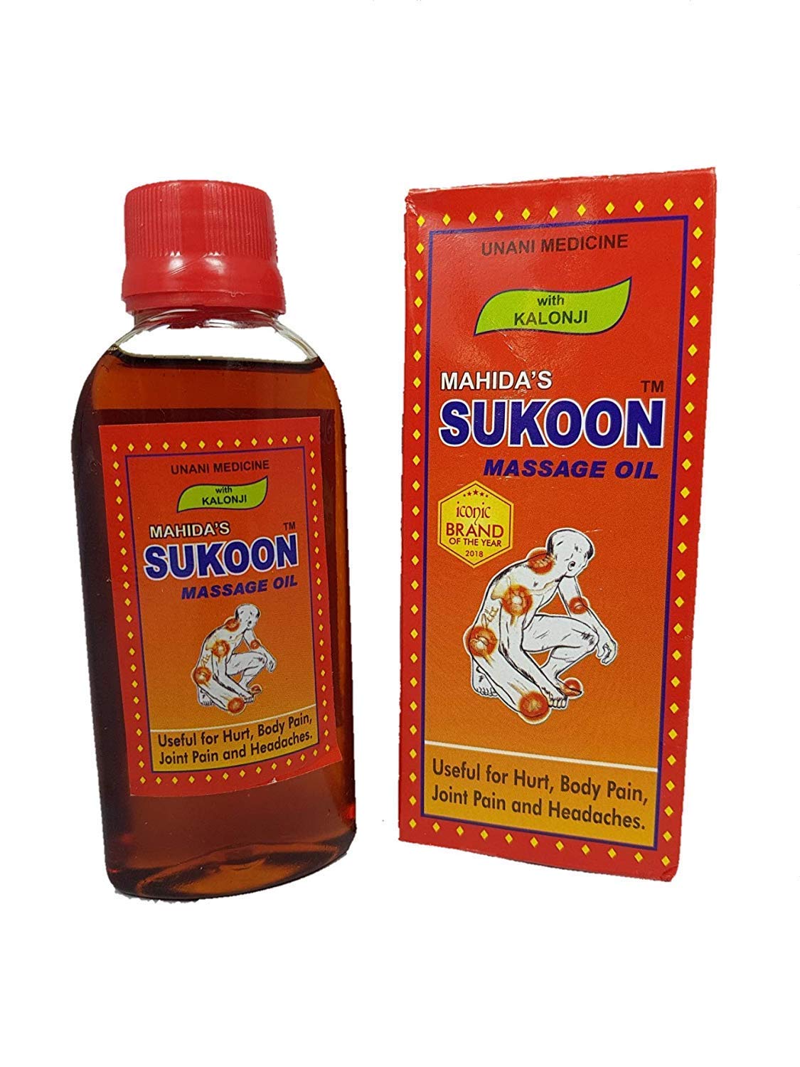 Buy Mahida's Sukoon Red Massage Oil, 200 ml (Pack Of 2) Online at Low ...