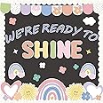 Amazon.com: Back to School Summer Sun Bulletin Board Set Pastel We're ...