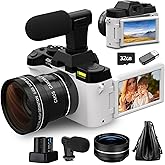 Amazon.com : Monitech 4K Digital Camera for Photography, 48MP Vlogging ...