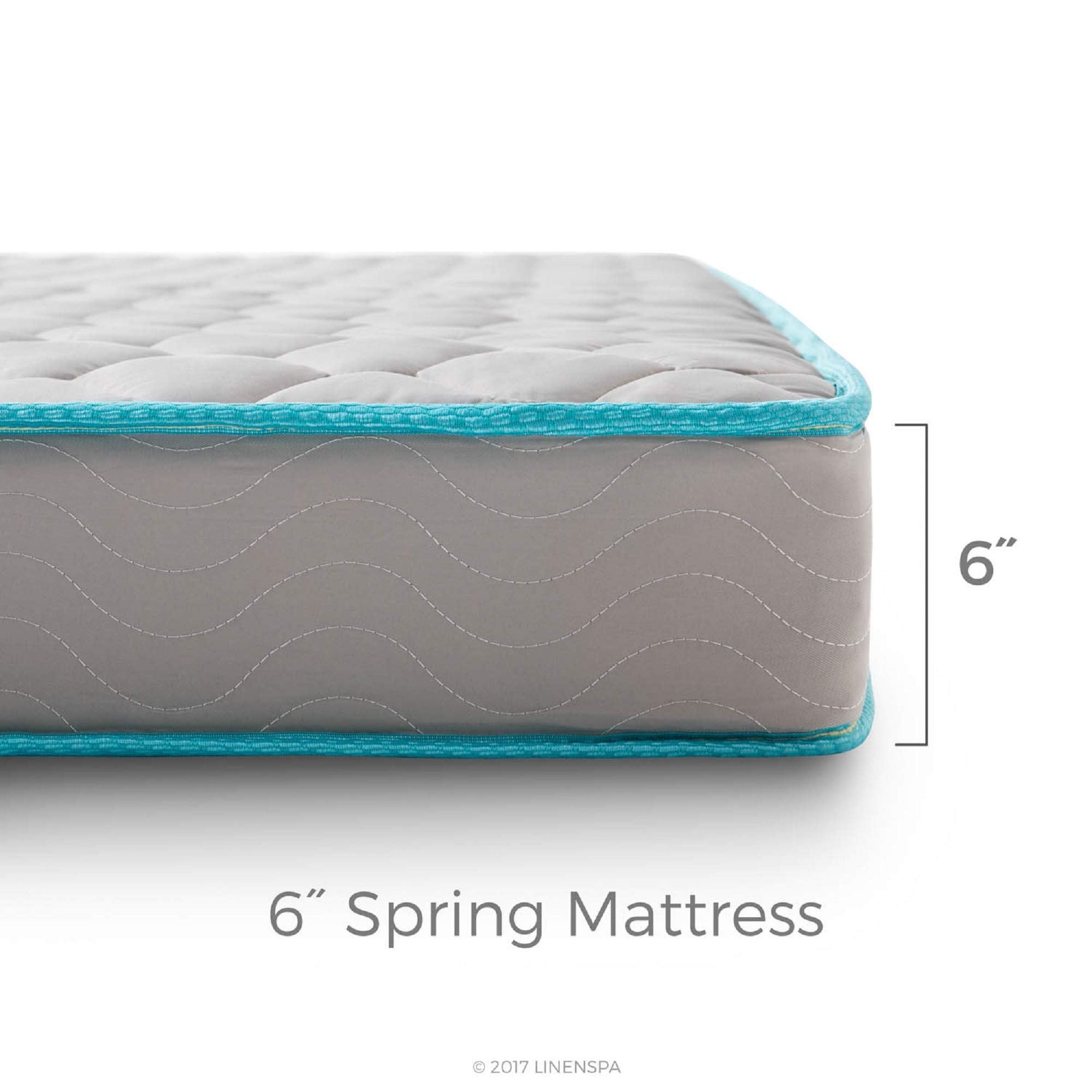 Linenspa 6-Inch Spring Mattress - Twin