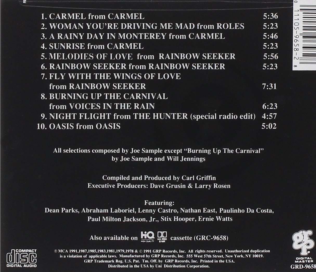 Joe Sample - Collection - New Factory Sealed CD | eBay