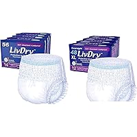 Amazon.com: LivDry Adult Incontinence Underwear, Extra Absorbency with ...