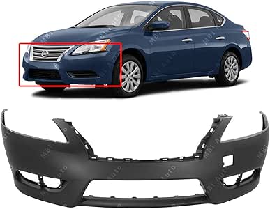 Amazon.com: MBI AUTO - Primered, Front Bumper Cover Fascia Replacement ...