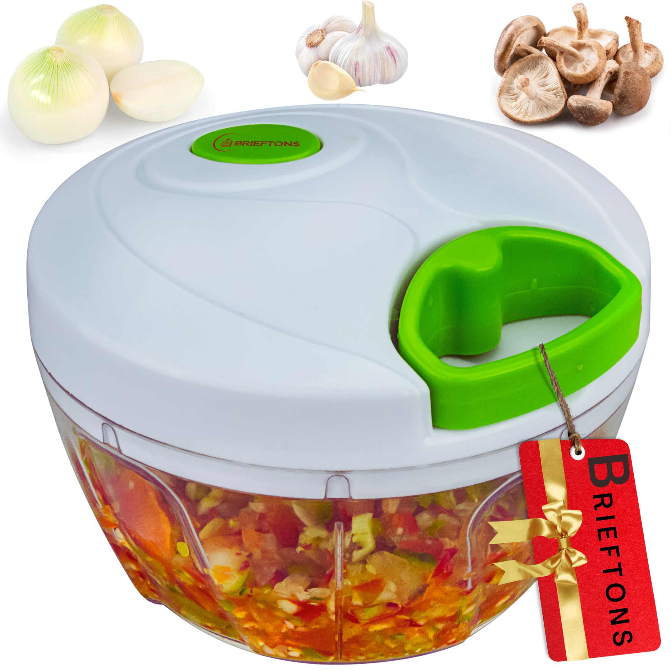 Mua Brieftons Manual Food Chopper, Compact & Powerful Hand Pull Chopper ...