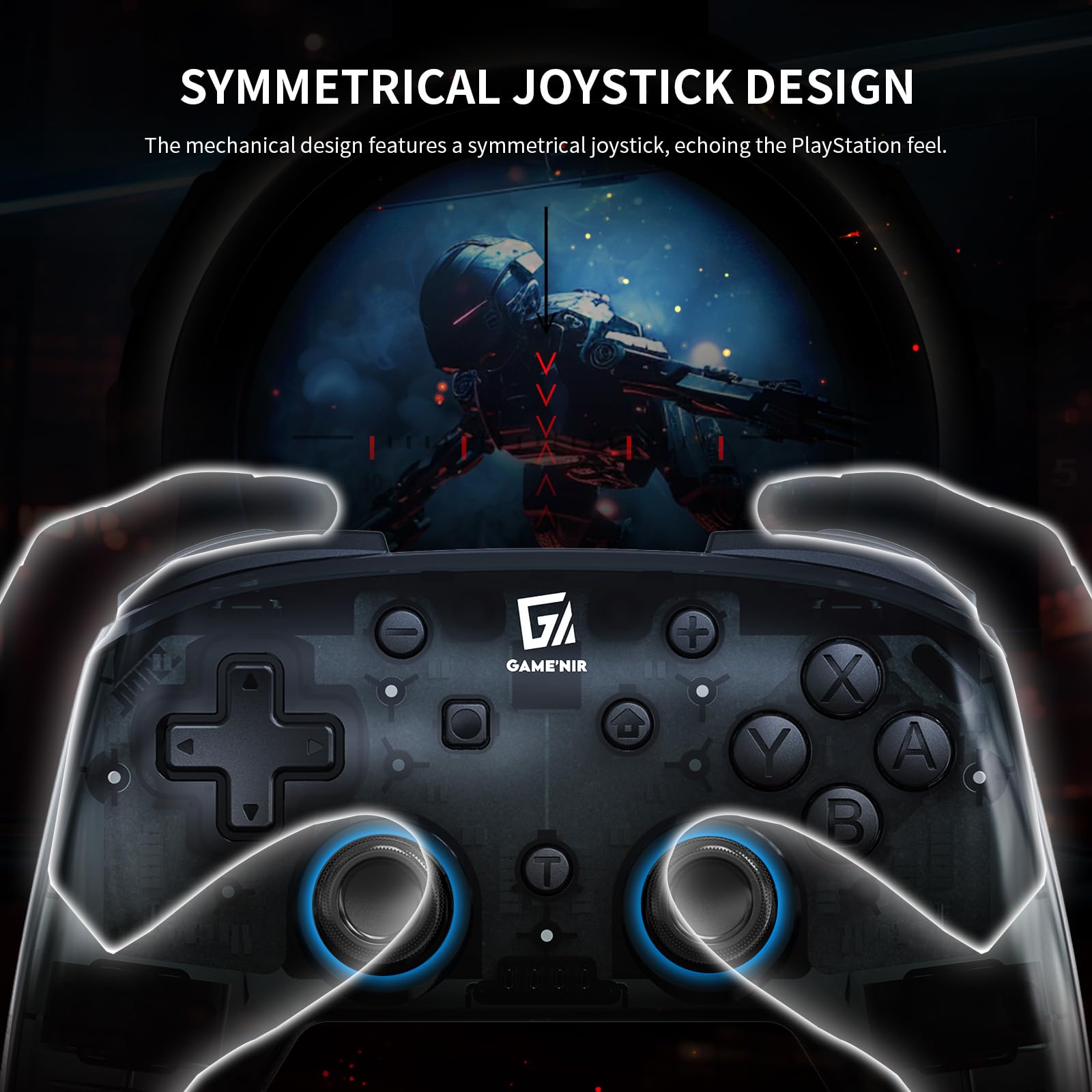 Mua GAME'NIR BLACK SYMMETRY Wireless Switch Controller, Ergonomic ...