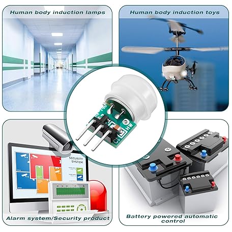 Mua Weewooday 10 Pieces Am312 Pir Sensor Mini Pir Motion Sensor ...