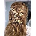 Amazon.com : Casdre Star Hair Pins Rhinestone Bridal Hair Pieces ...