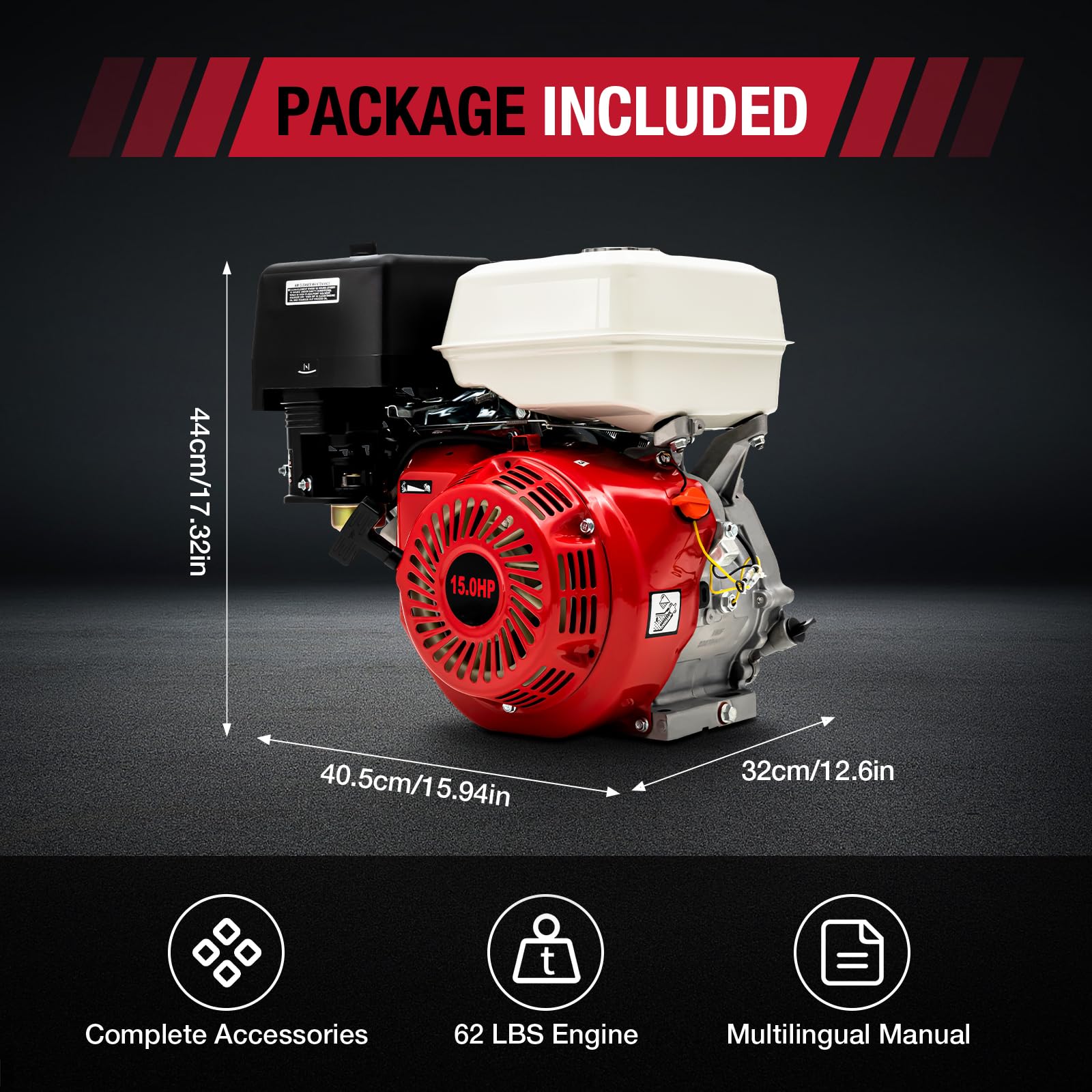 Mua Lilyeriy 15 HP 4 Stroke Petrol Engine Robust Pull Start Petrol ...