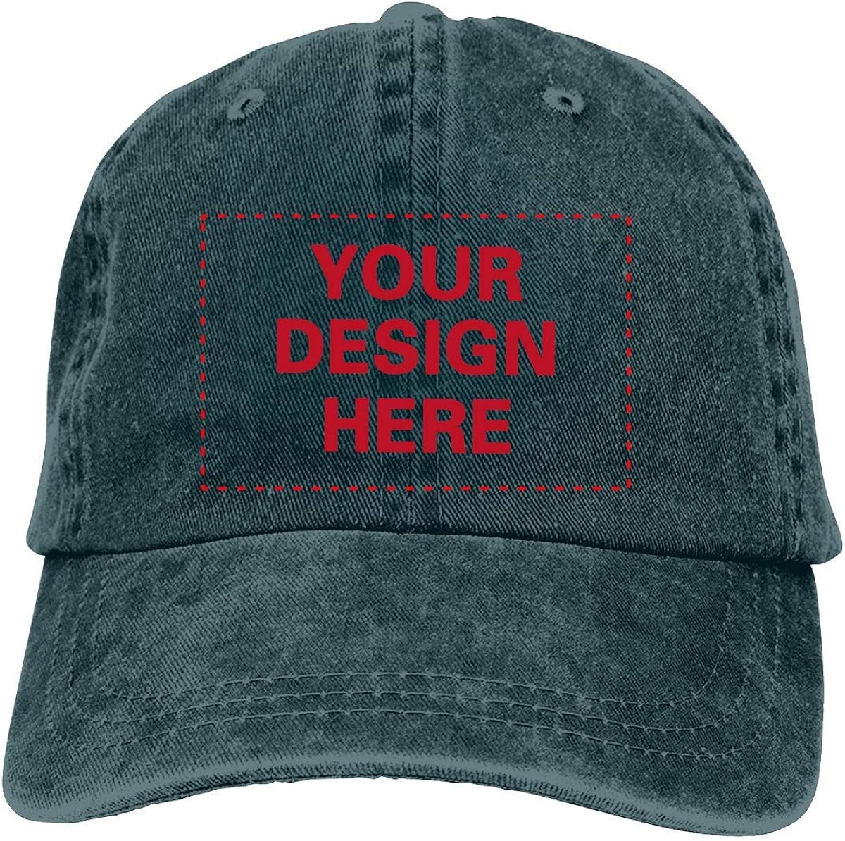LALLRI Custom Classic Baseball Cap Design Your Own Vintage Washed Dad