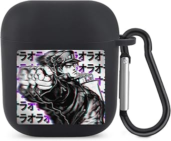 Amazon.com: JoJo's Biz-arre Adven-ture Silicone Case Cover for AirPods ...