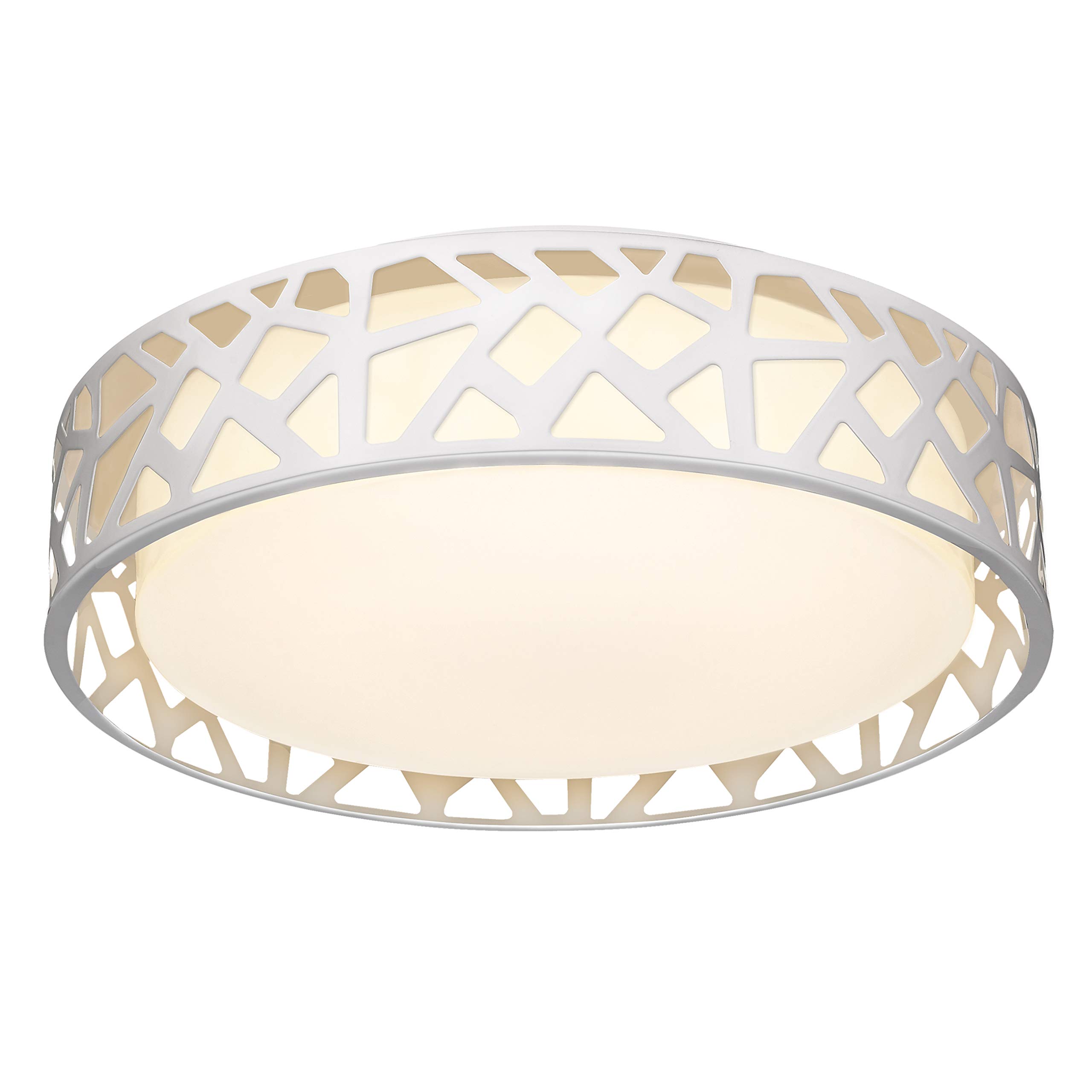 Defective, a little broken) Flush Mount Light Fixture, VICNIE 12 inch ...