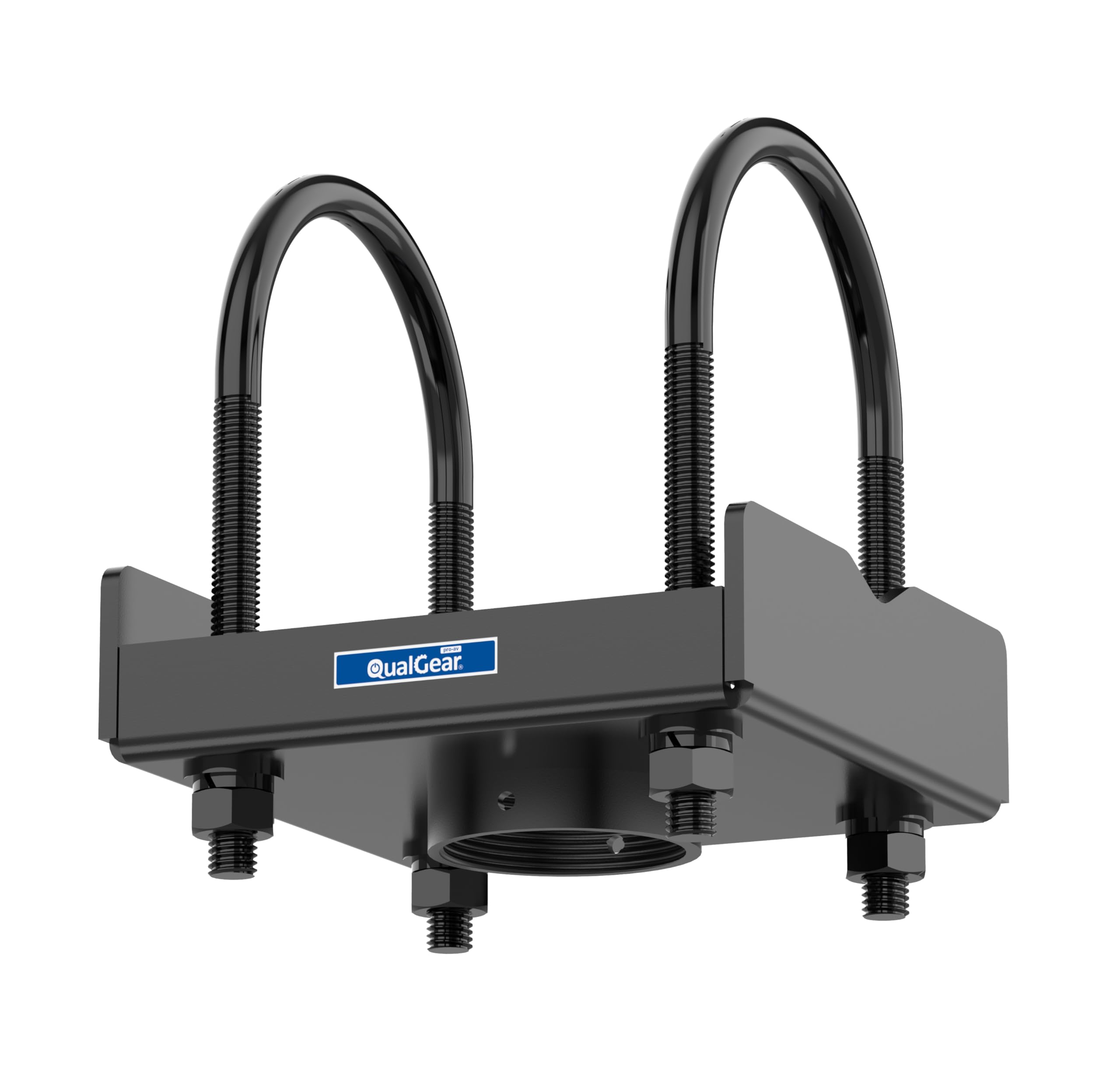 QualGear QG-PRO-PM-TCA-B Pro-AV Truss Ceiling Adapter for 1.5" Npt ...