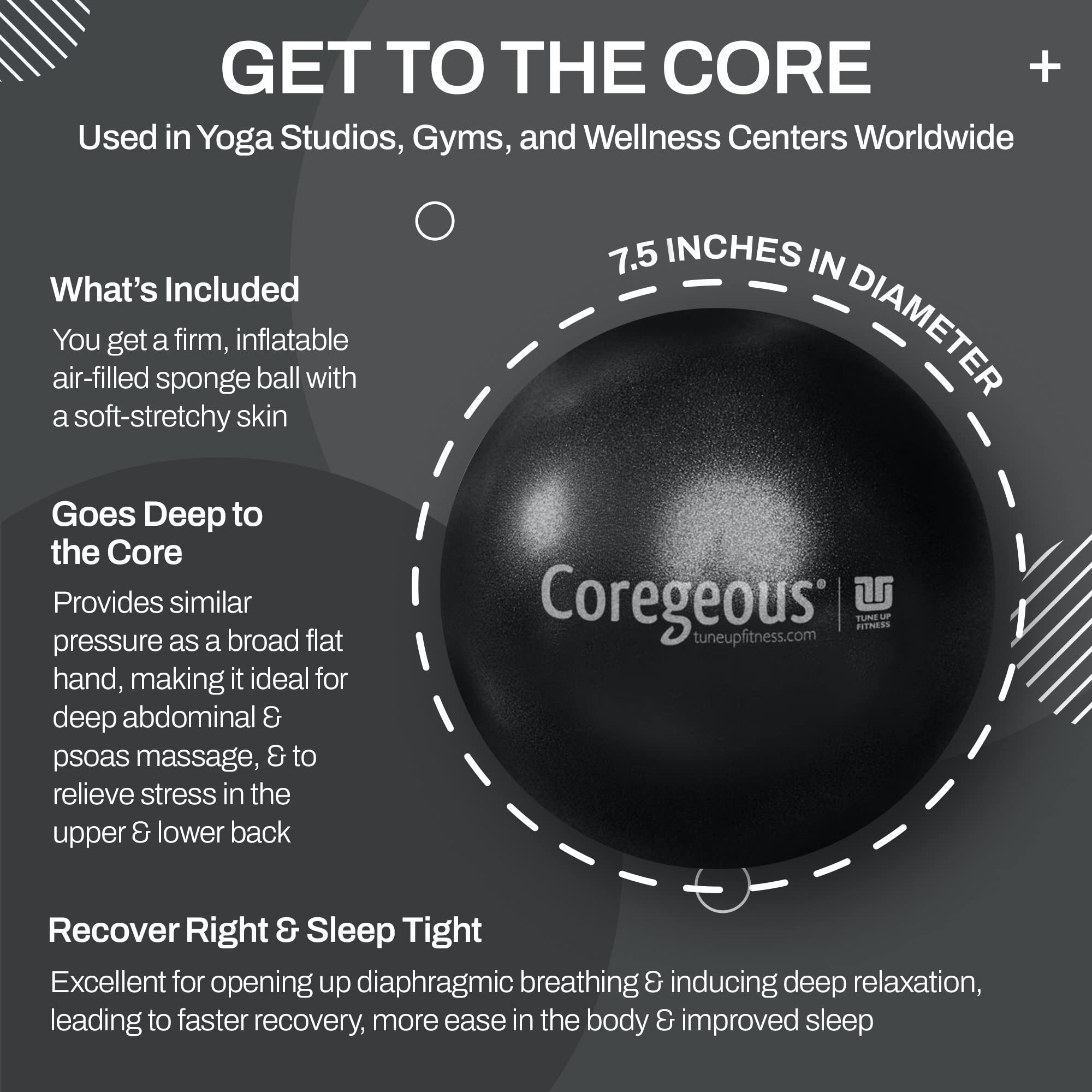 Mua Tune Up Fitness Coregeous Ball - Inflatable 7½″ Core/Mobility ...