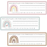 Amazon.com: Gueevin 60 Pcs Rainbow Name Plates for Classroom Rainbow ...