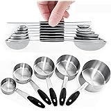 Amazon.com: EDELIN Measuring Cups and Magnetic Measuring Spoons Set ...
