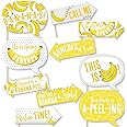 Amazon.com: Big Dot of Happiness Funny Let's Go Bananas - Tropical ...