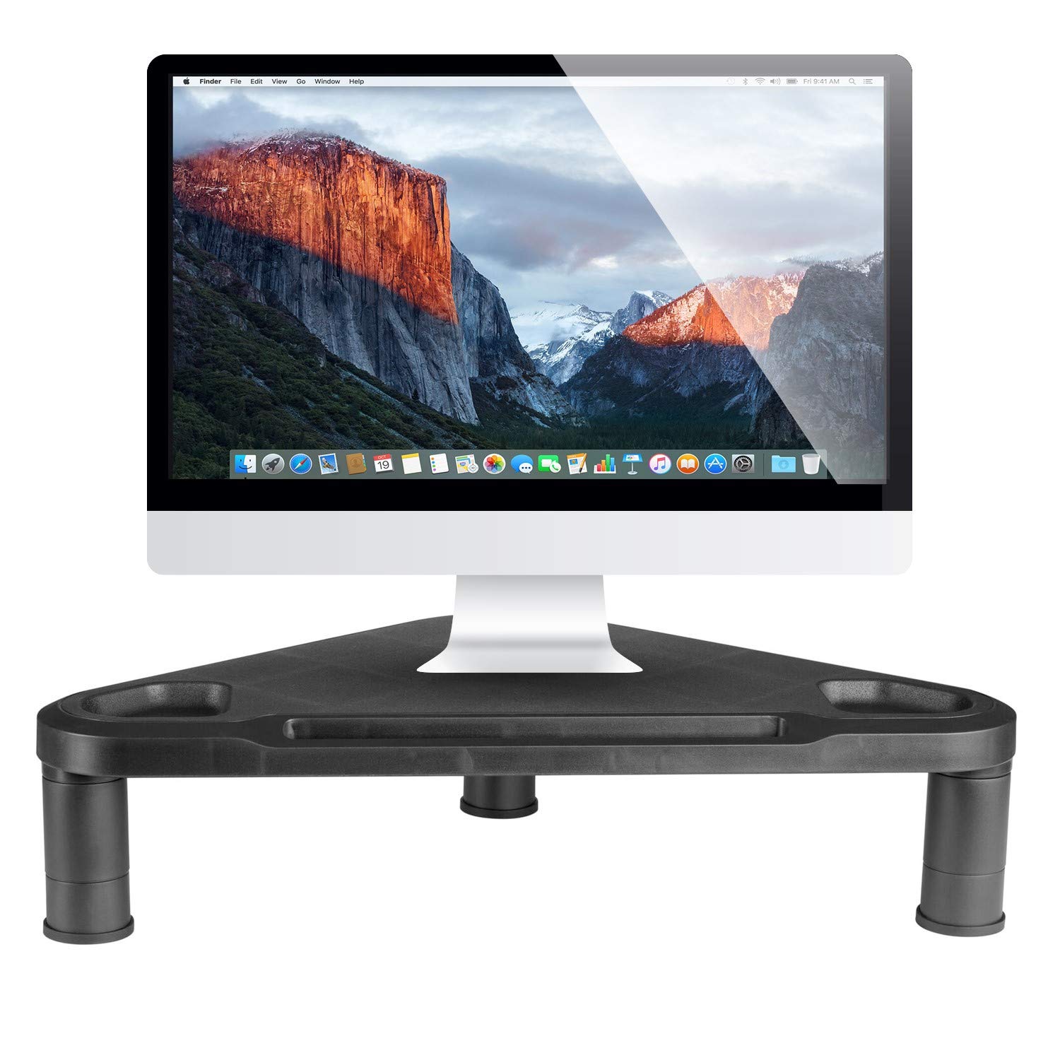 Buy Halter Height Adjustable Monitor Stand - Corner Monitor Riser with ...