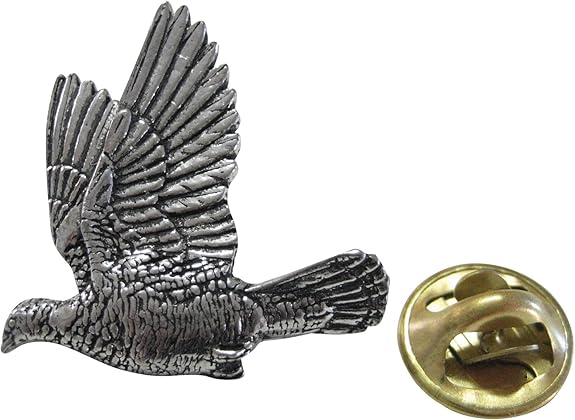 Amazon.com: Wood Pigeon Bird Lapel Pin: Jewelry