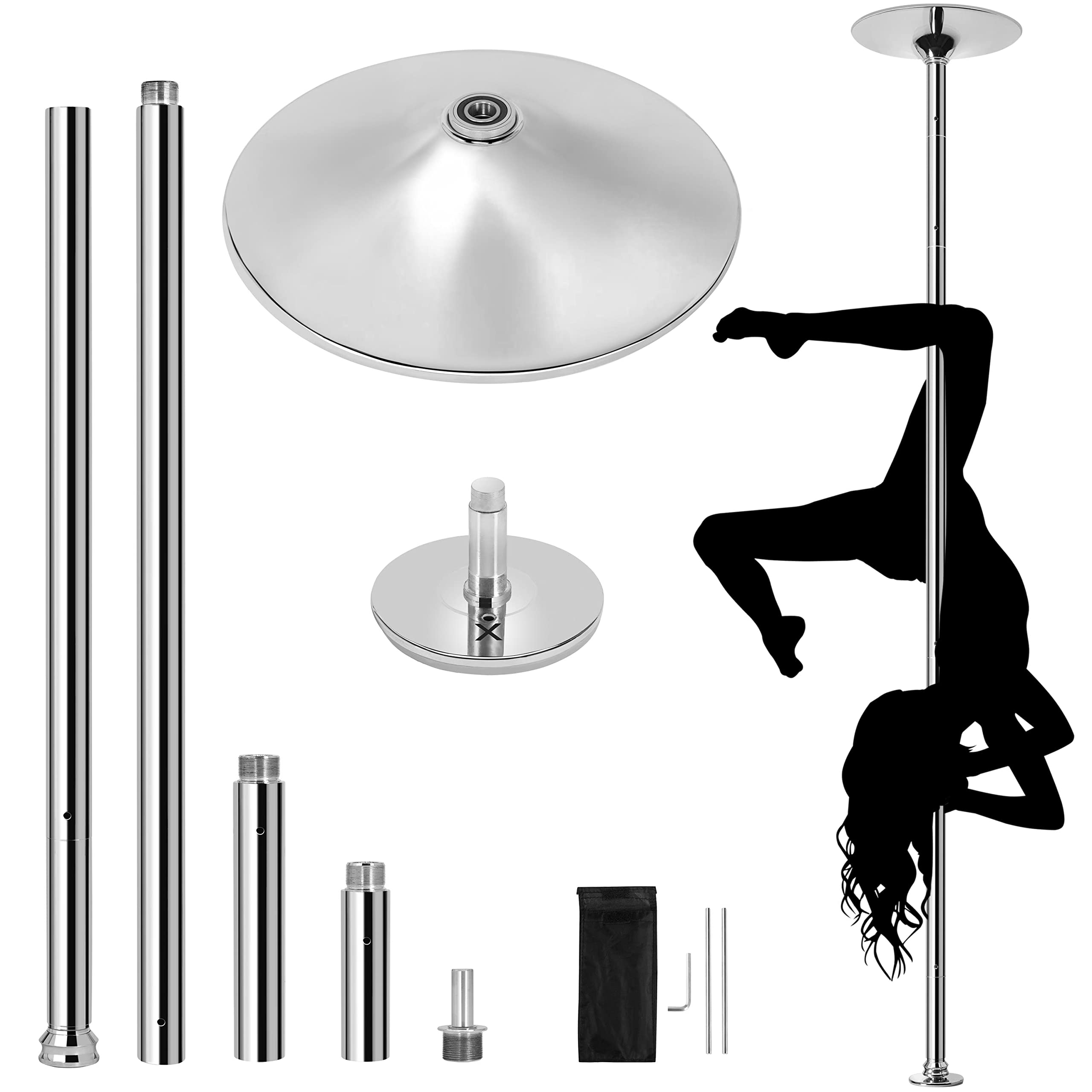 Mua Yaheetech Dance Pole Spinning Static Dancing Pole Portable ...