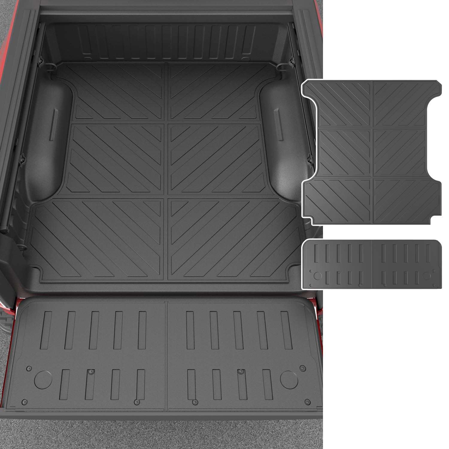 powoq 5.7FT Truck Mat Compatible with 2019-2025 Dodge Ram 1500 Cargo ...