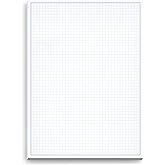Amazon.com : Engineering Graph Paper Pads, 11x17 Quadrille 25 Sheets/50 ...
