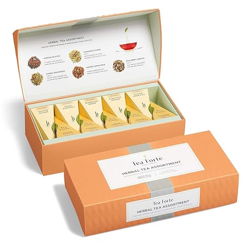 Tea Forte Assorted Herbal Petite Presentation Box Mother's Day Tea Gift ...