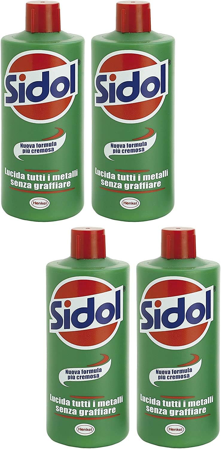 Henkel: Sidol Metallpolitur 250 ml * Pack of 4 * [ Italian Import ...