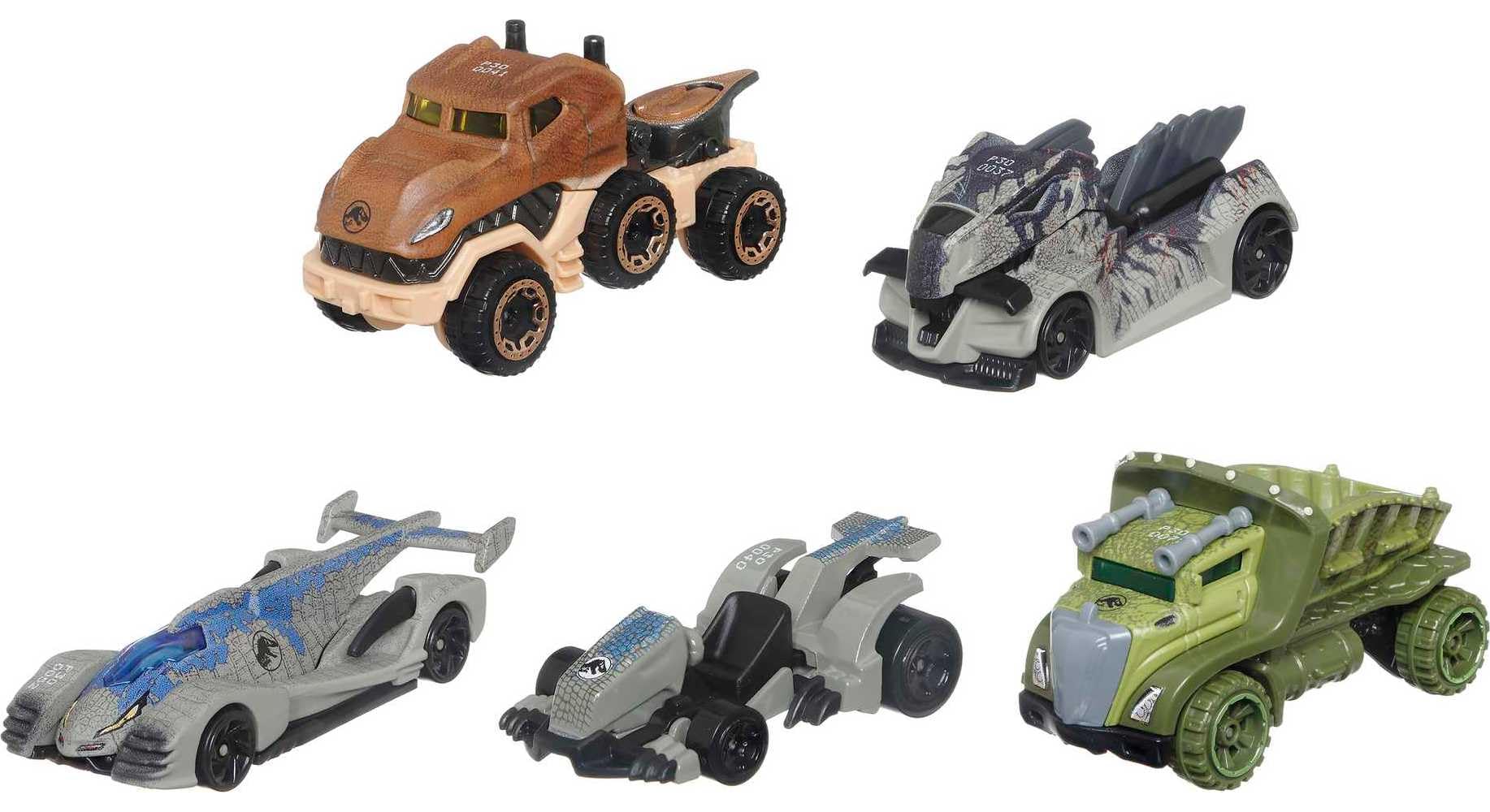 Mua Hot Wheels Jurassic World Dominion Toy Character Cars 5-Pack in 1: ...