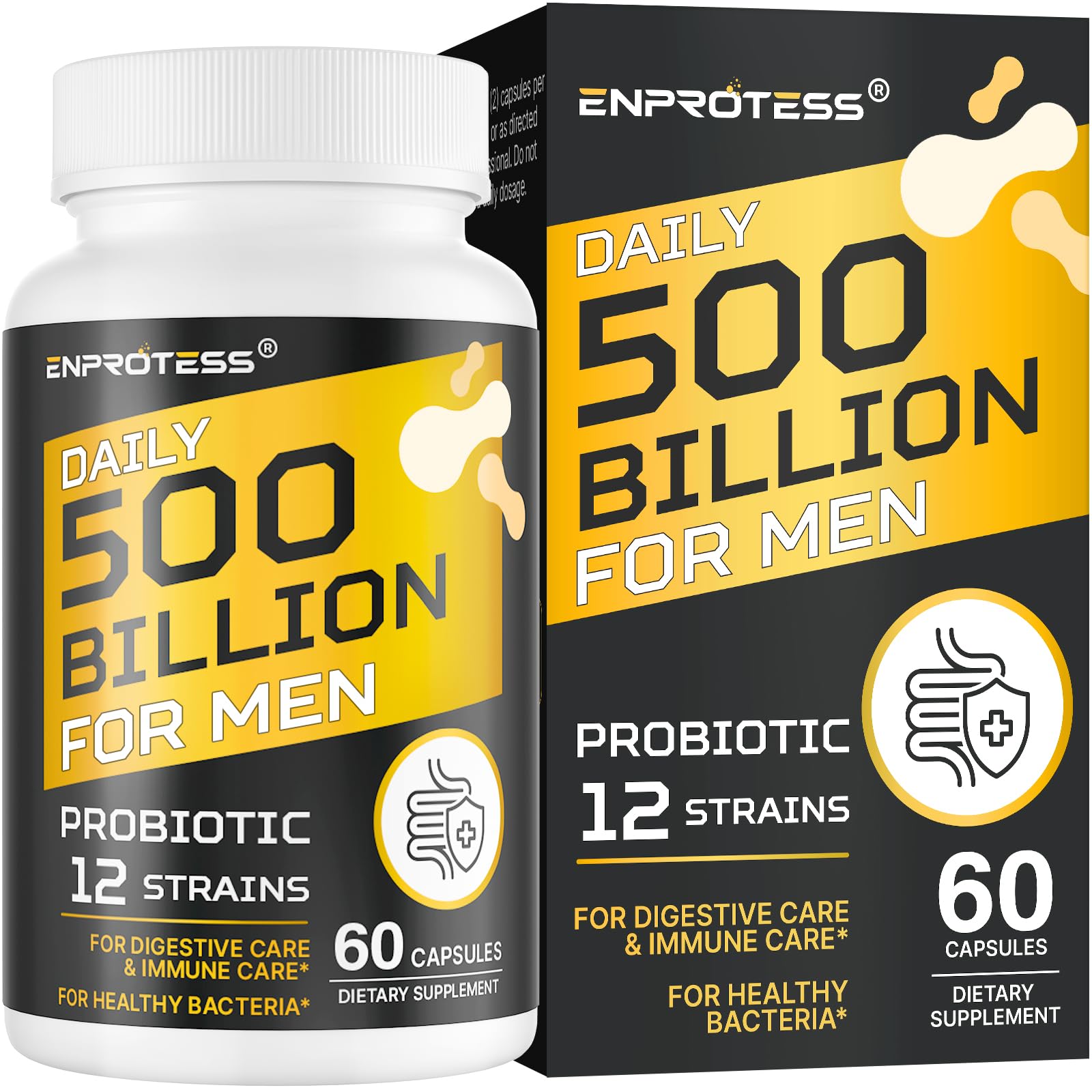 Mua Probiotics for Men, 500 Billion CFU 12 Strains Mens Probiotic with ...