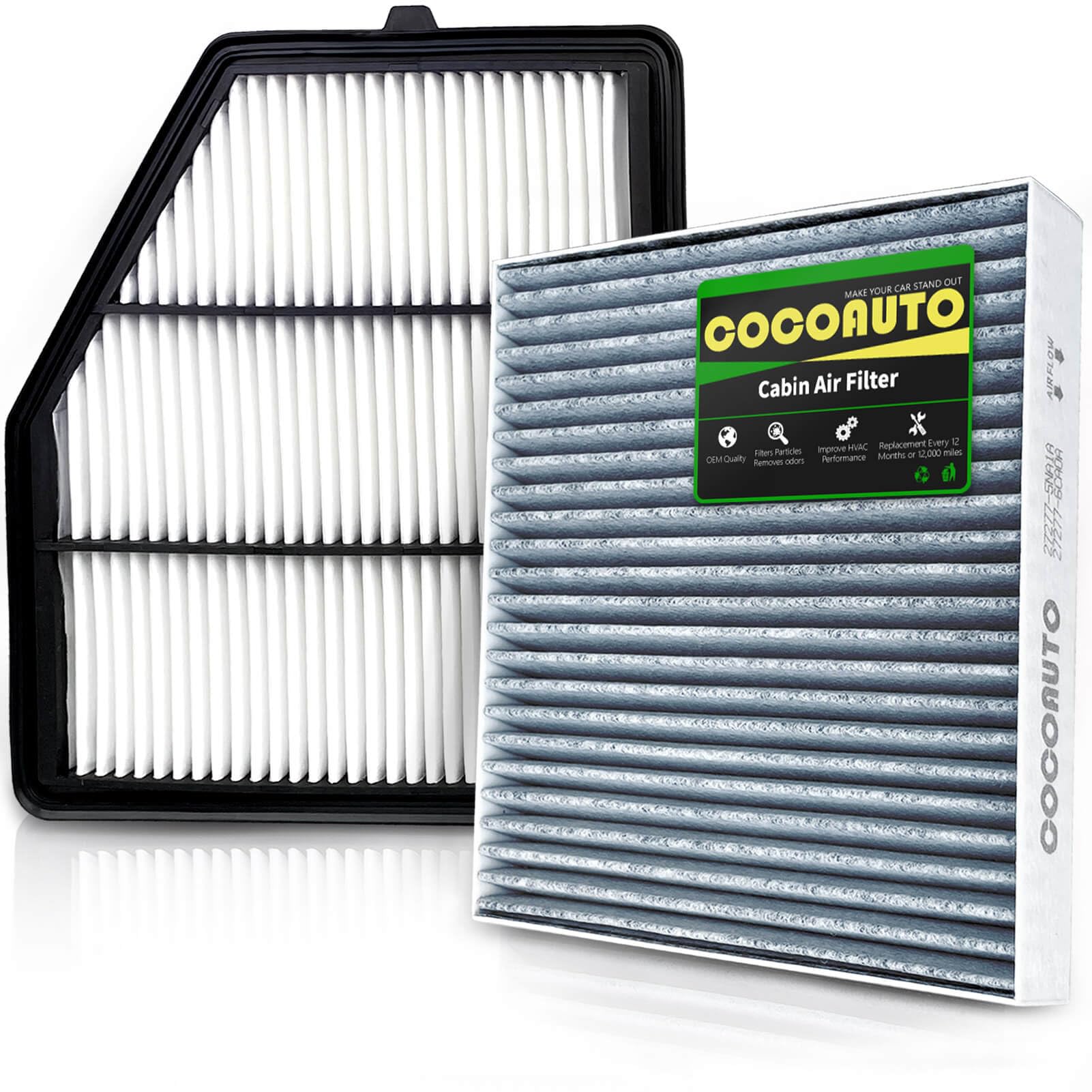 Mua Engine Cabin Air Filter Kit for Nissan Altima 2.5L 2019 2020 2021 ...
