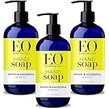 Amazon.com : EO Botanical Liquid Hand Soap Refill, Lemon and Eucalyptus ...