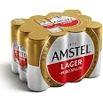 Amstel Cerveja Lager Puro Malte, Lata 350ml, Pack 12 Unidades | Amazon ...