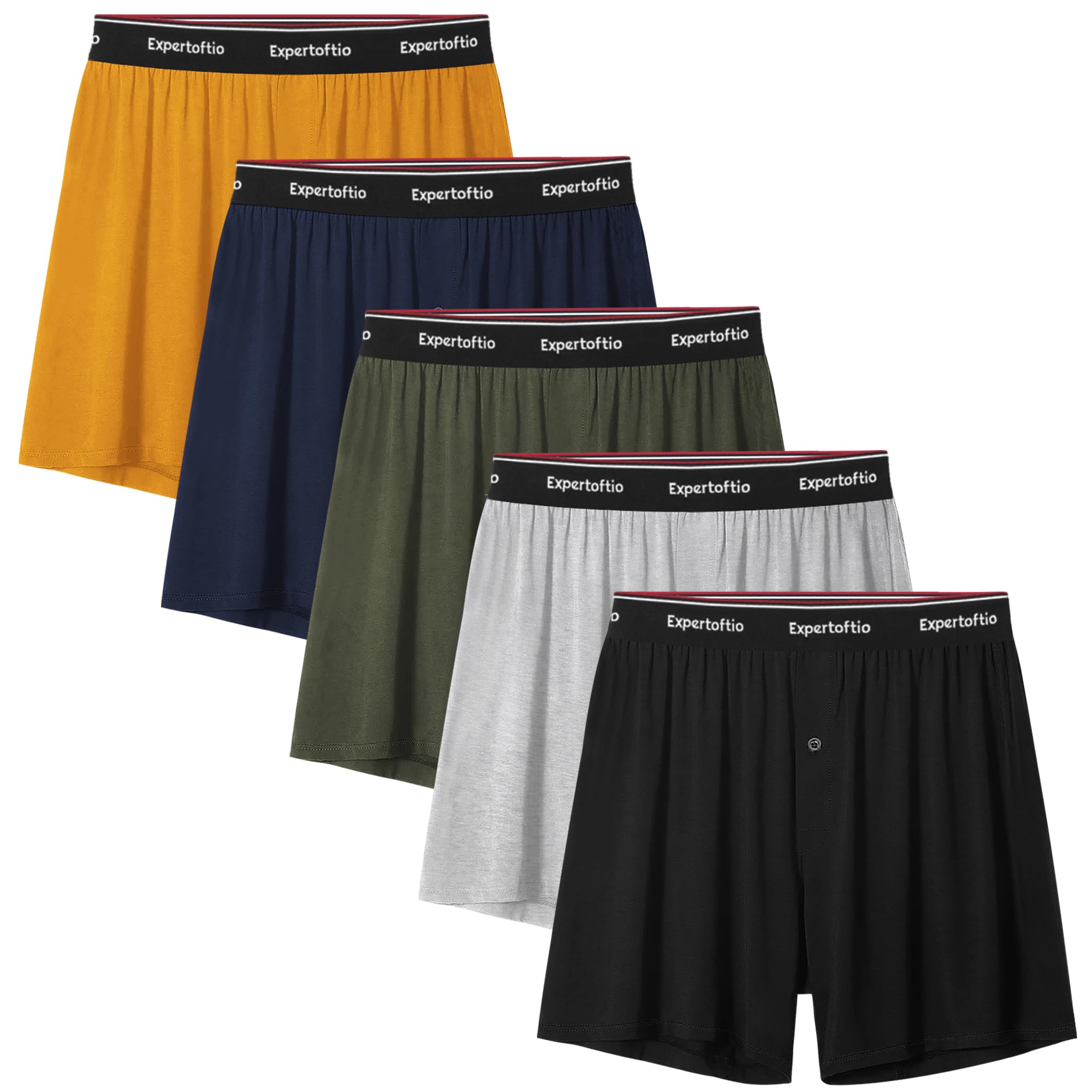 Expertoftio Boxers for Men Viscose from Bamboo Men's Underwear Boxer ...